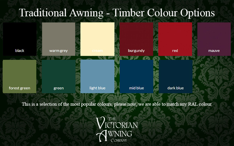 The Perfect Finish: Timber Colour Options for Traditional Awnings